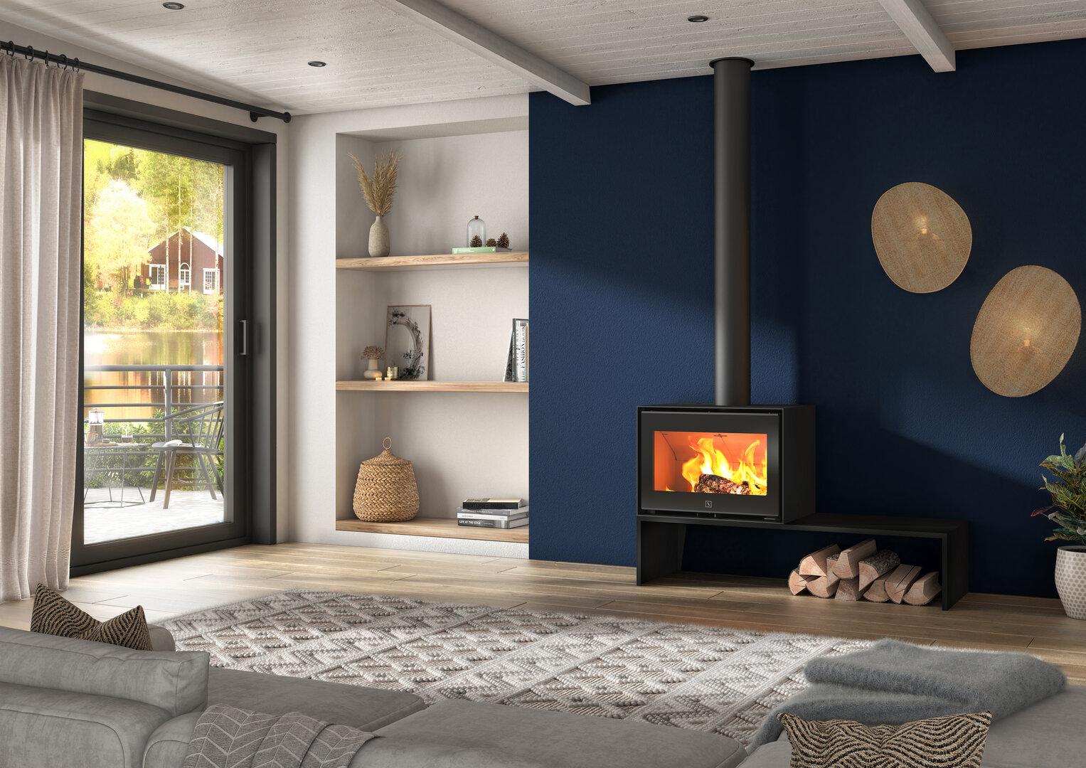 Les poêles à bois Scan Box : modularité et performance - Cheminées Benoist