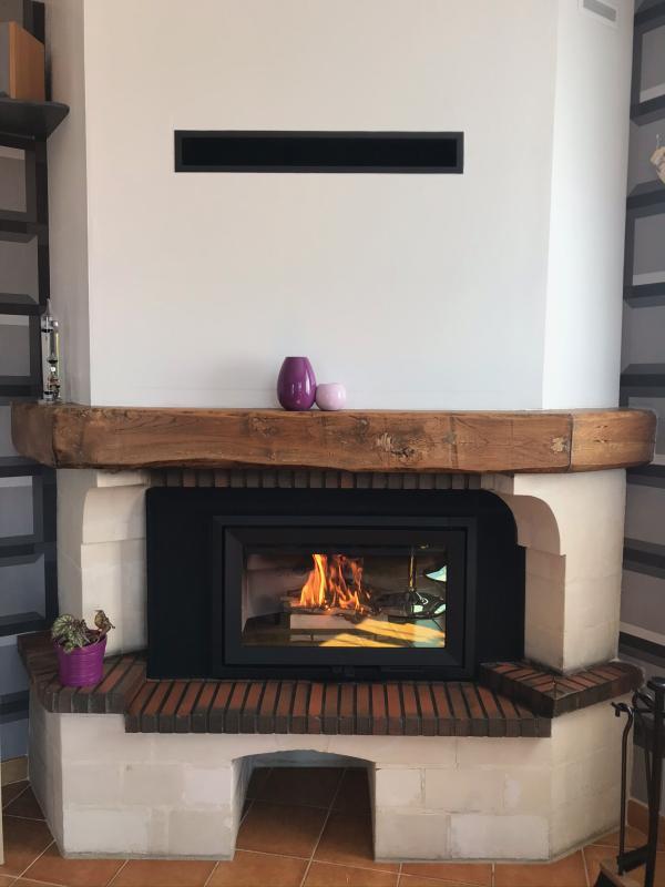 Réalisation d'une cheminée Jotul L620 à Sain Sylvain - Cheminées Benoist